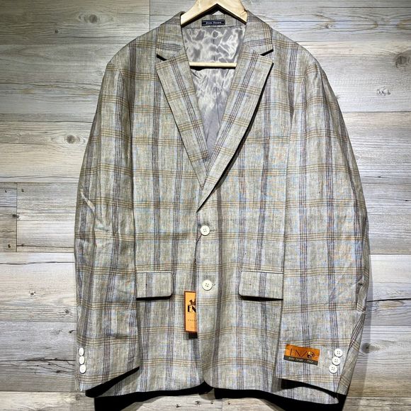 Enzo Tovare | Suits & Blazers | Enzo Tovare 0 Linen Blazer Jacket Mens ...